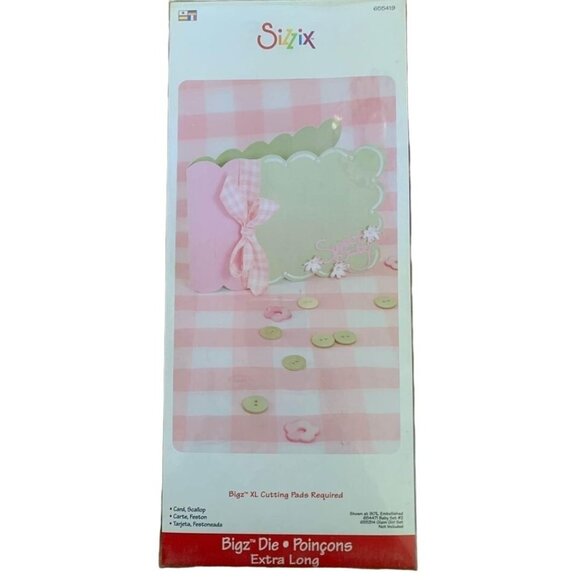 Sizzix | Other | Sizzix Scallop Card Bigz Xtra Long Die | Poshmark